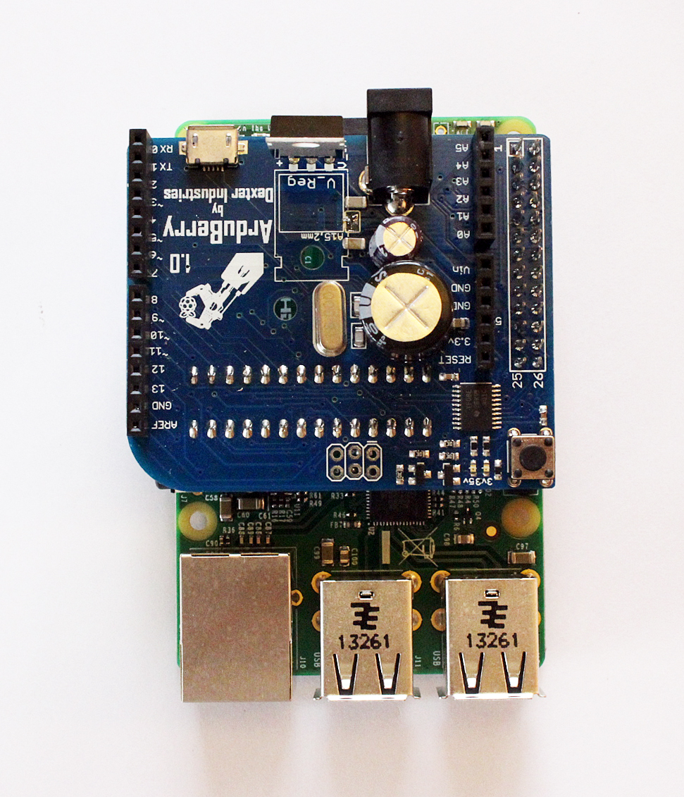 Arduberry For The Raspberry Pi And Arduino Shields