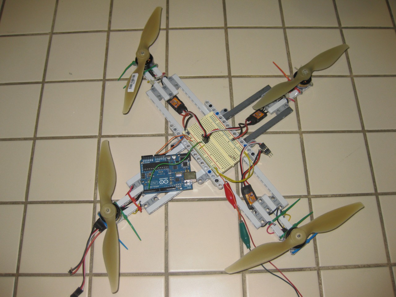Quadrotor, LEGO, and Arduino - Dexter Industries