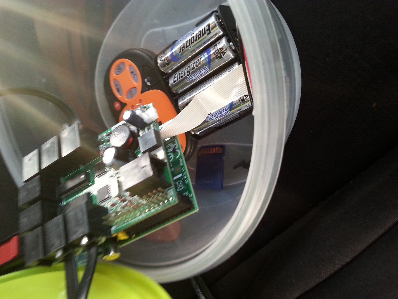 Raspberry Pi in Space - the BrickPi
