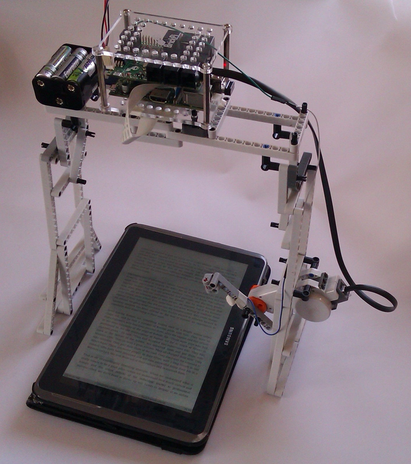 BrickPi Bookreader - Dexter Industries