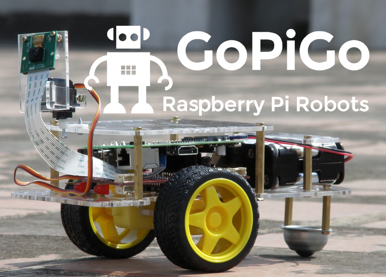 The GoPiGo Launches! A full Raspberry Pi Robot!