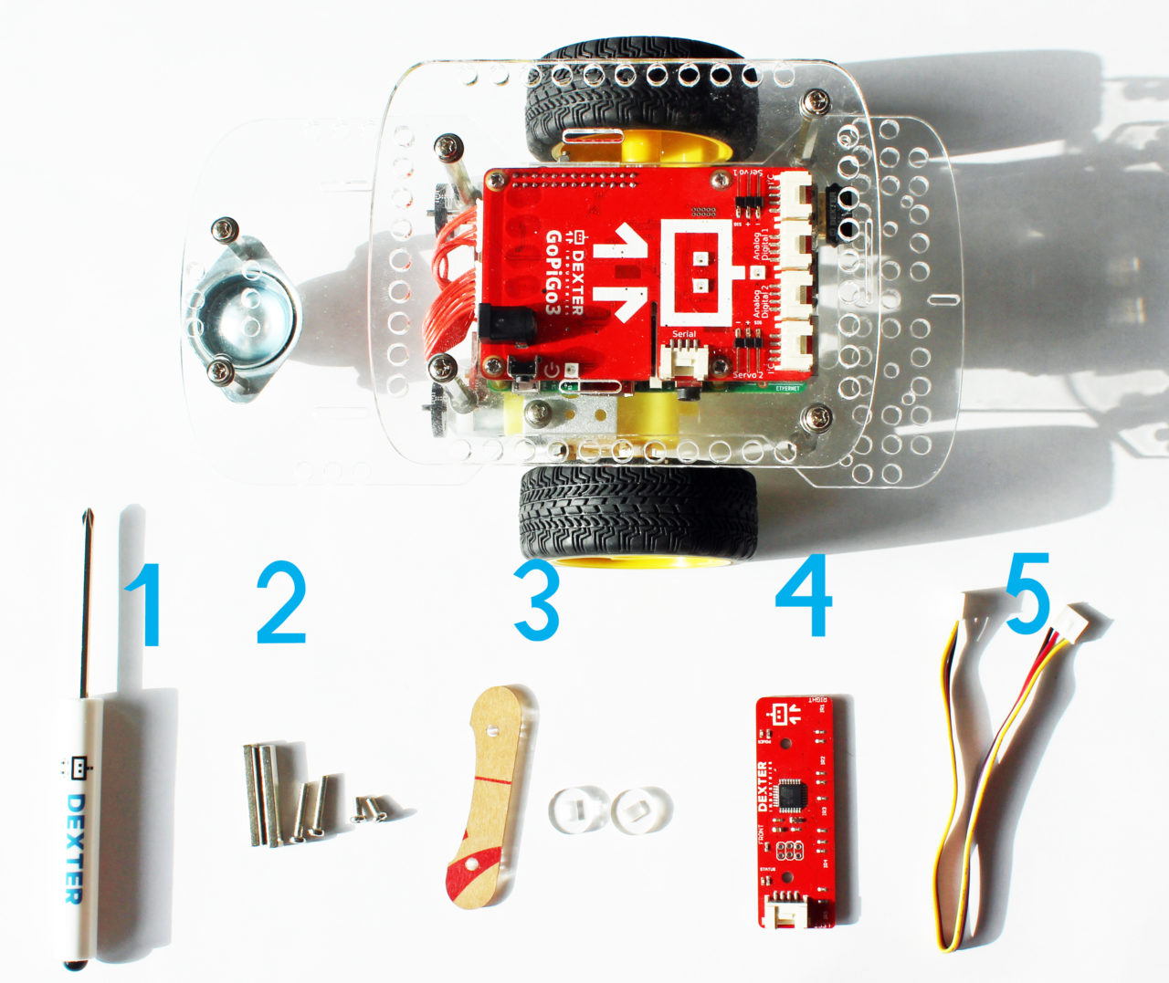 Assemble and Use the Line Follower for the GoPiGo3 Raspberry Pi Robot