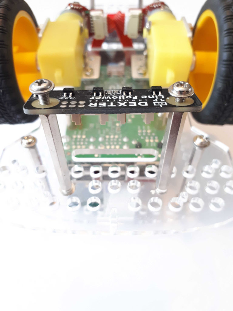 Line Follower V2 (black board): Getting Started - Dexter Industries