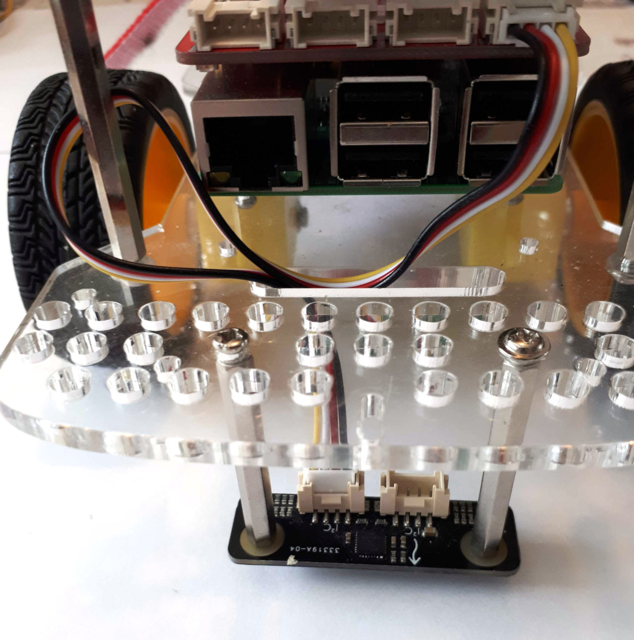 Line Follower V2 (black board): Getting Started - Dexter Industries